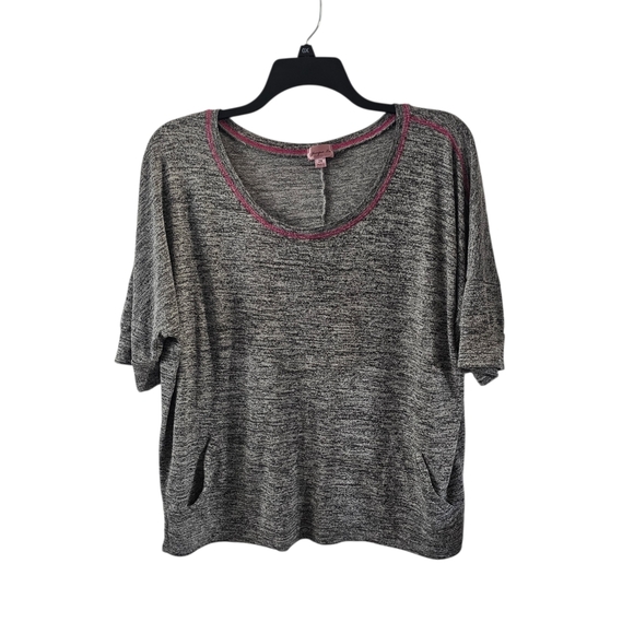 juniper ln | Tops | Juniper Ln Grey Knit Top Womens 2x | Poshmark